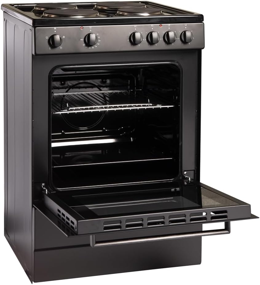 Cookology 56 Litre Capacity Freestanding Electric Single Cooker with ...